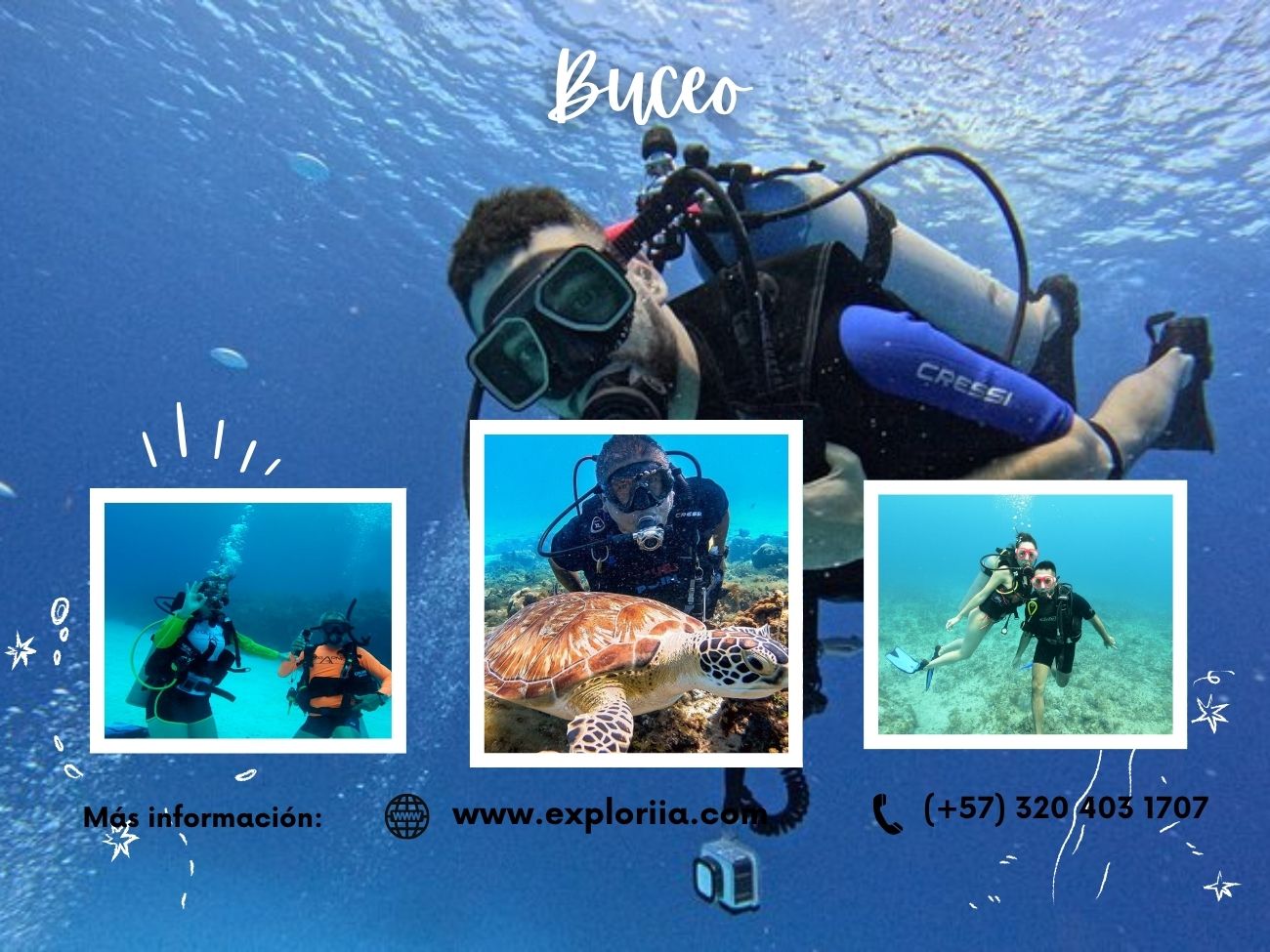 Buceo en San Andrés Islas | Minicurso PADI con Exploria®