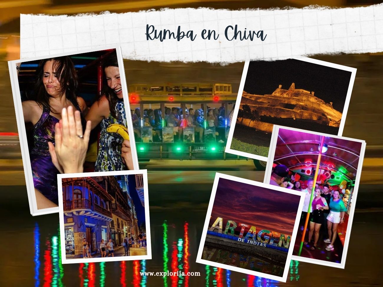 Rumba en Chiva Cartagena | Fiesta y Tradición | Exploria®